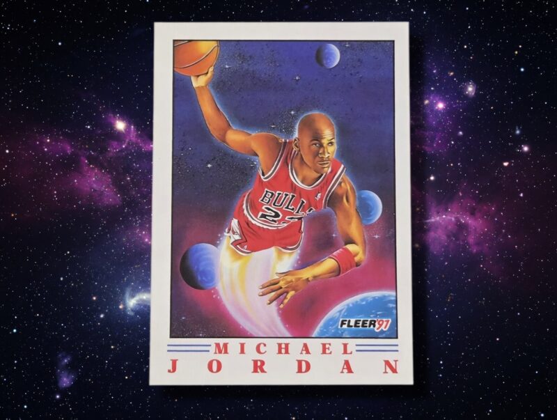1991-92 Fleer Pro-Visions Blank Back Michael Jordan | Self-Graded ...